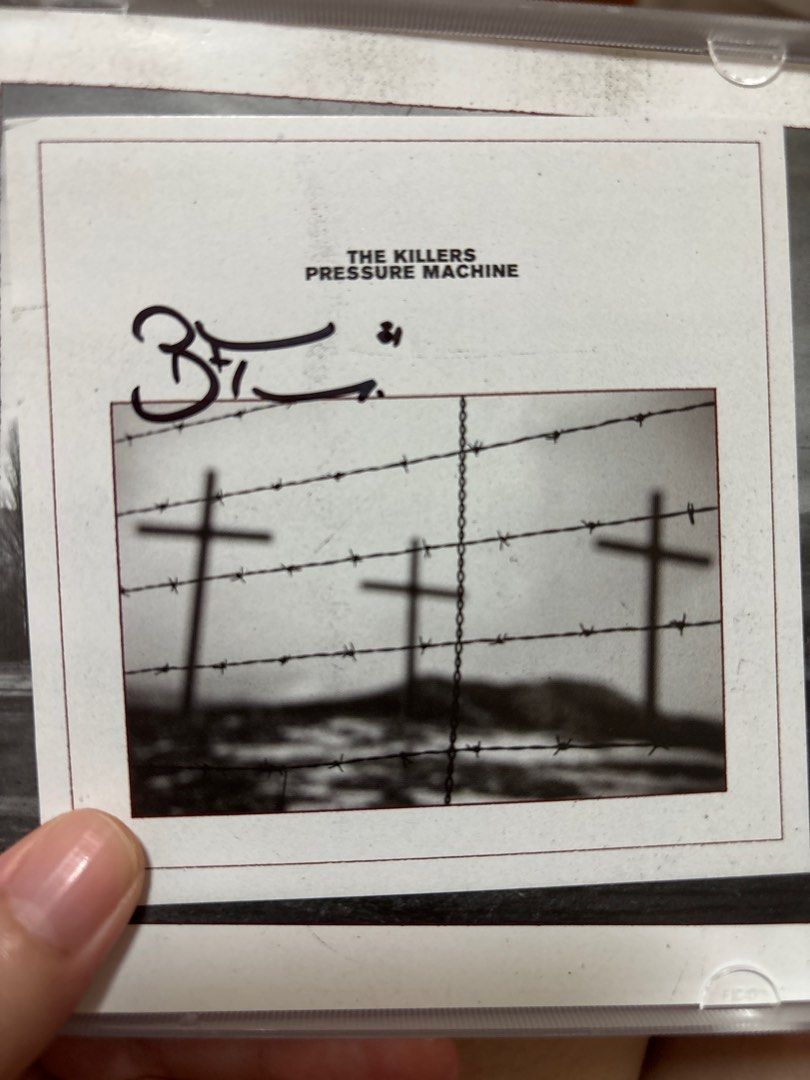 THE KILLERS PRESSURE MACHINE SIGNED CD: BRANDON, Hobbies & Toys, Music ...
