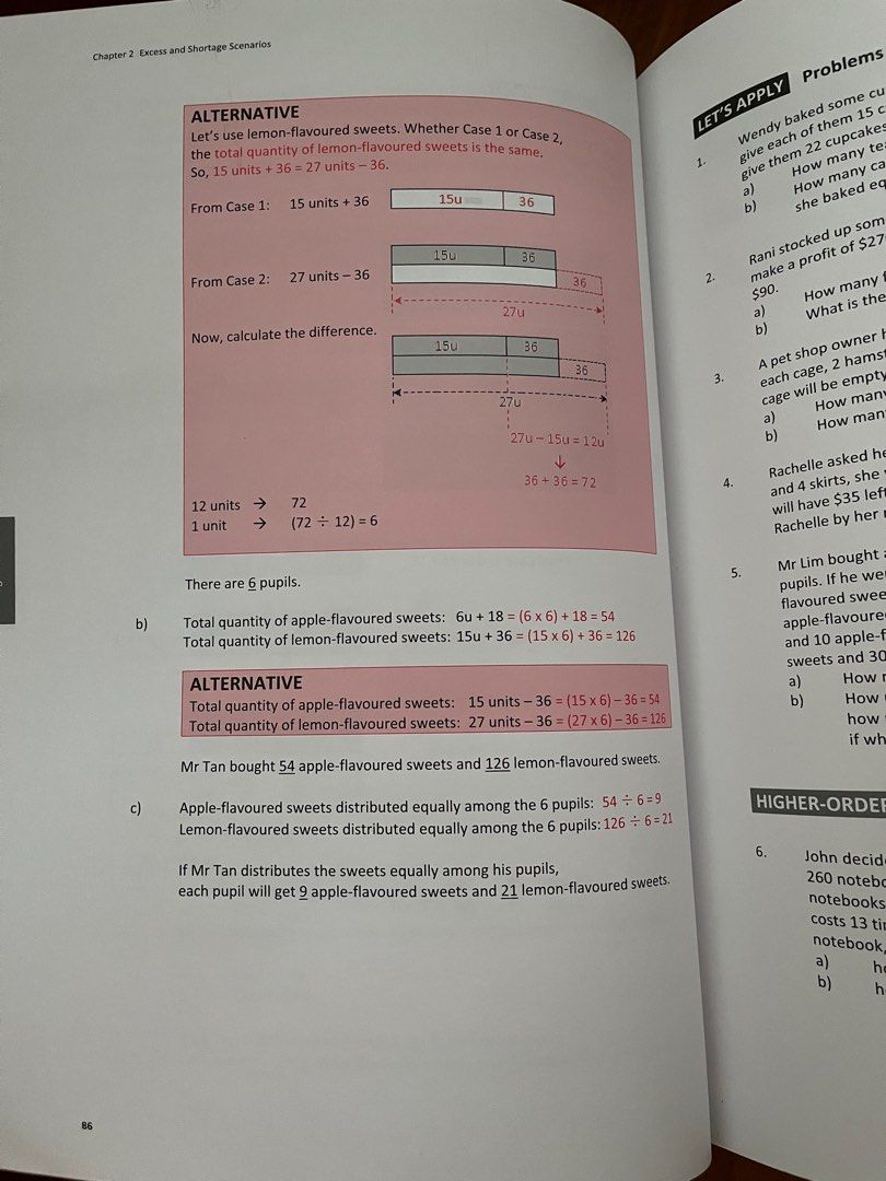 Primary math heuristics unit transfer method, Hobbies & Toys, Books ...