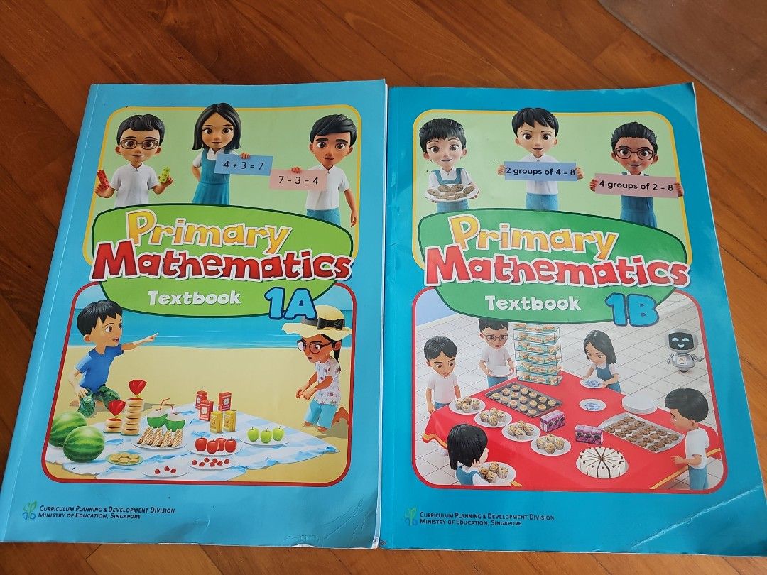 Primary Mathematics Textbook 1A & 1B, Hobbies & Toys, Books & Magazines ...