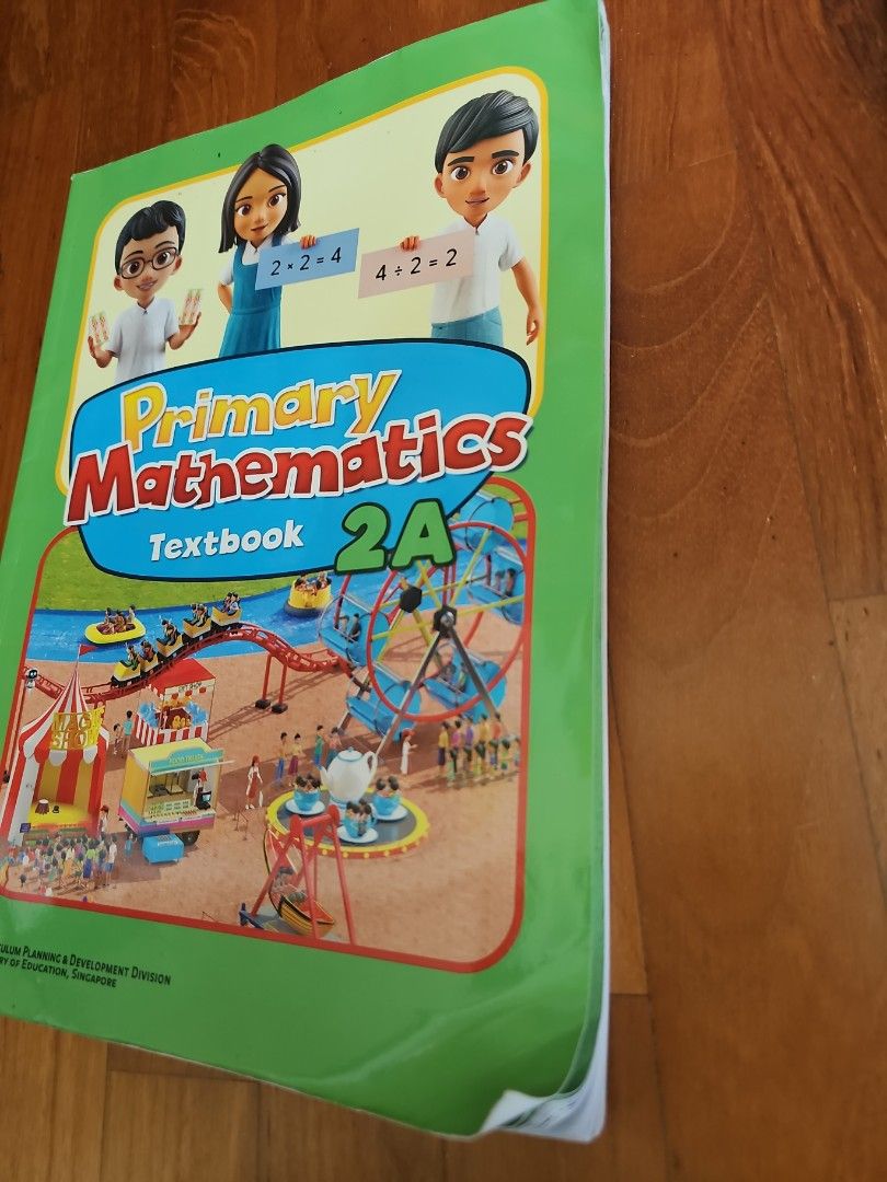 Primary Mathematics Textbook 2A & 2B, Hobbies & Toys, Books & Magazines ...