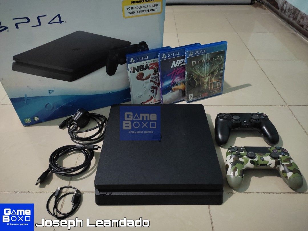 Ps4 Slim 1 terabyte, Video Gaming, Video Game Consoles, PlayStation on ...