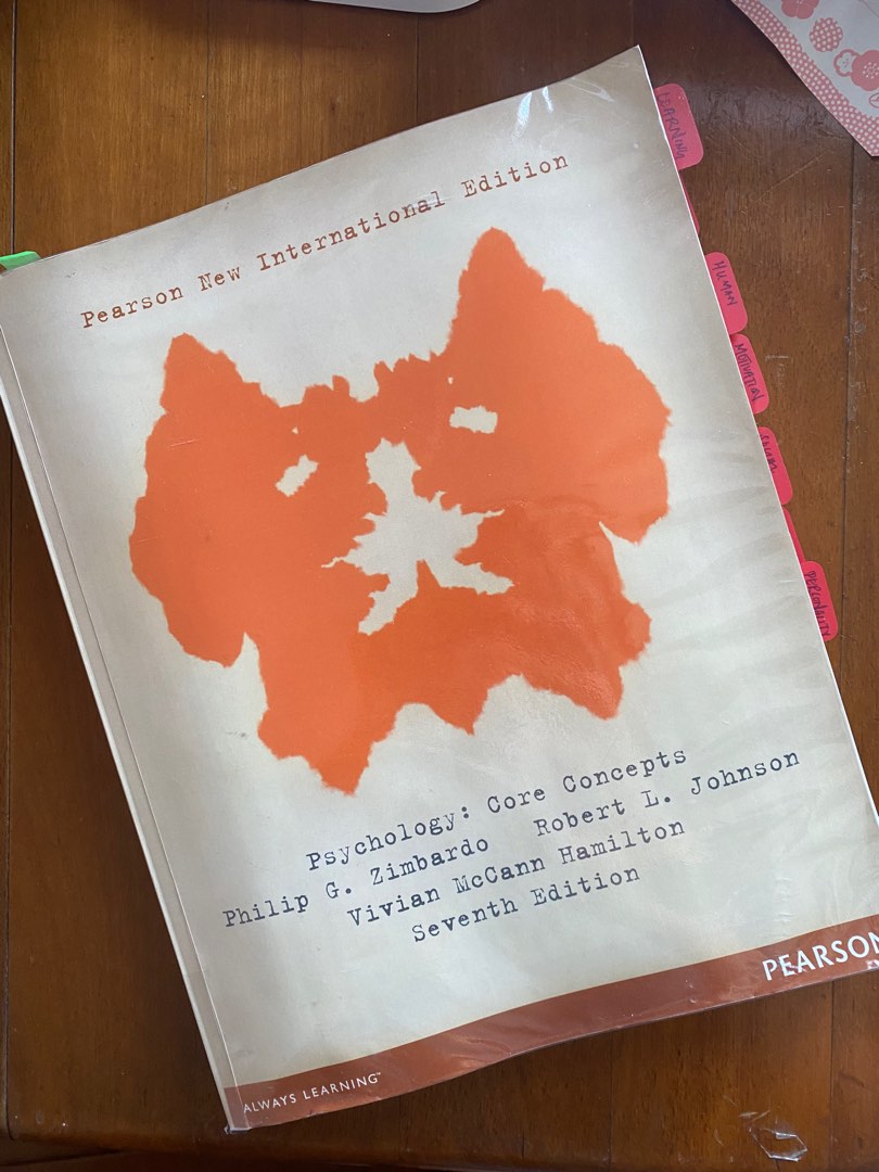 SUSS Psychology Textbook: Core Concepts: Pearson New International ...