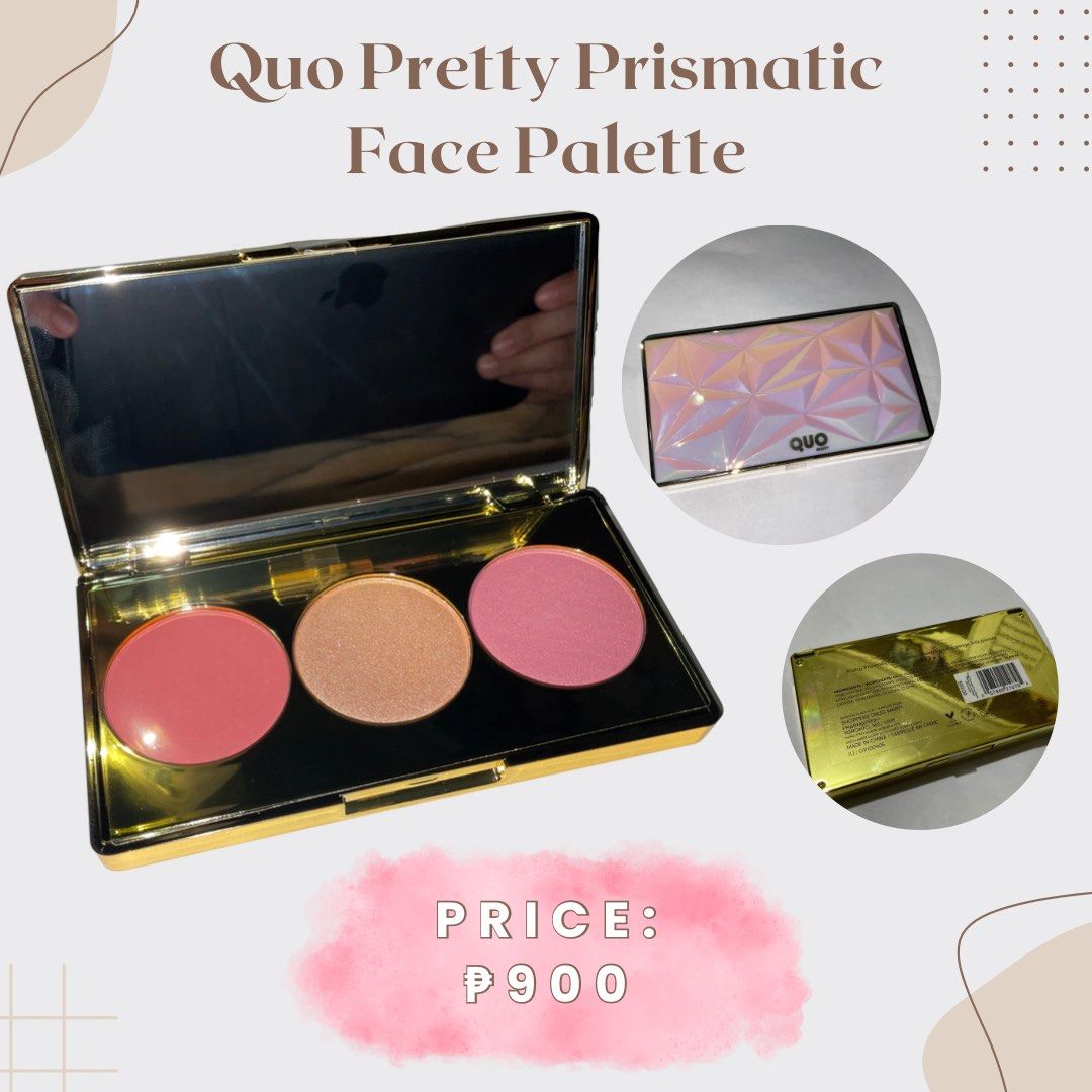 Quo Pretty Prismatic Face Palette, Beauty & Personal Care, Face, Makeup ...
