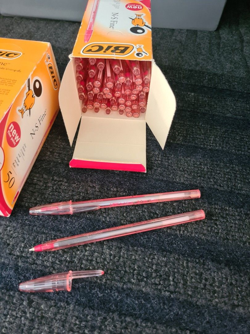 Red Pens $4 per box, Hobbies & Toys, Stationery & Craft, Stationery ...
