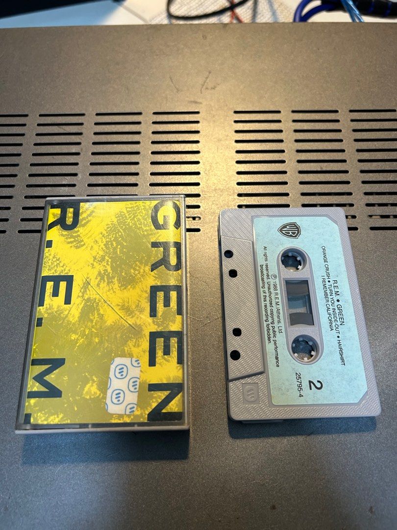 Rem- Green cassette kaset, Hobbies & Toys, Music & Media, CDs & DVDs on ...