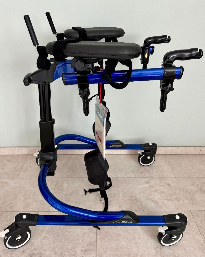 Rifton Pacer Gait Trainer (K640) Large / Blue, Health & Nutrition ...