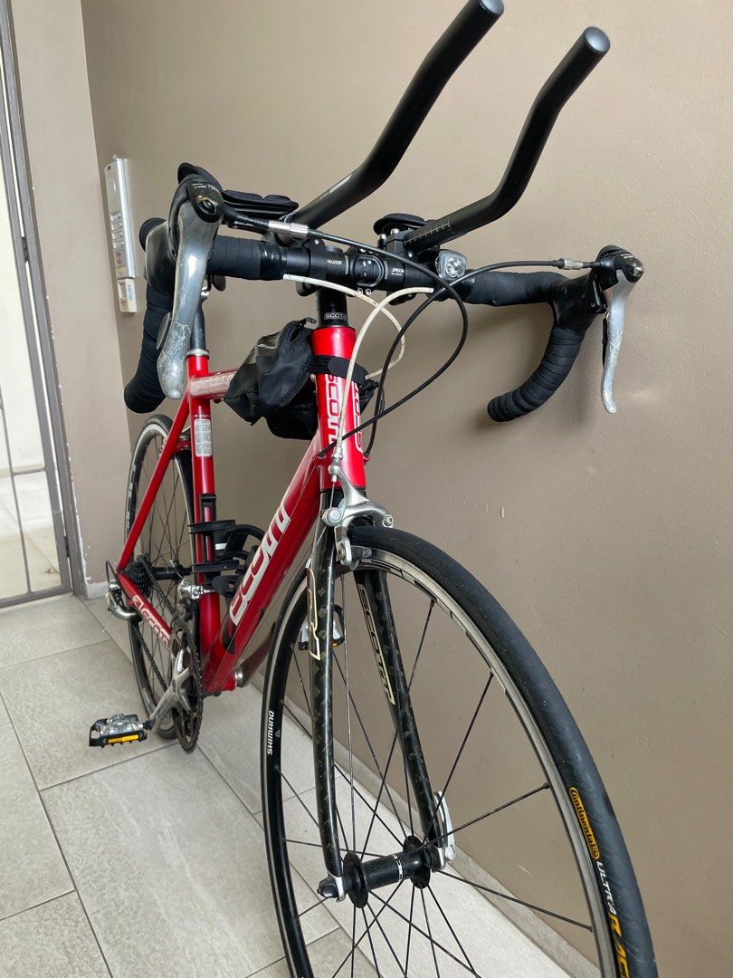 Roadbike Scott Speedster S2 18-speed with triathlon handles, Sports ...