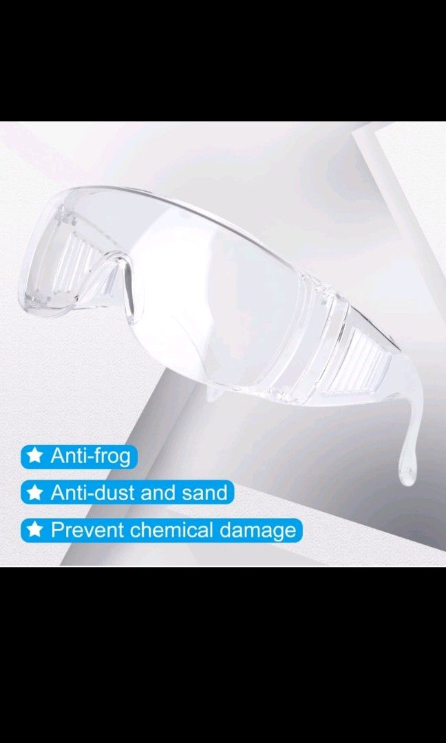Safety Eye Goggles, Men's Fashion, Watches & Accessories, Sunglasses ...