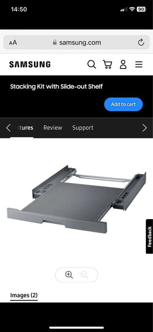 Samsung Dryer Stacking kit / rack, TV & Home Appliances, Washing ...