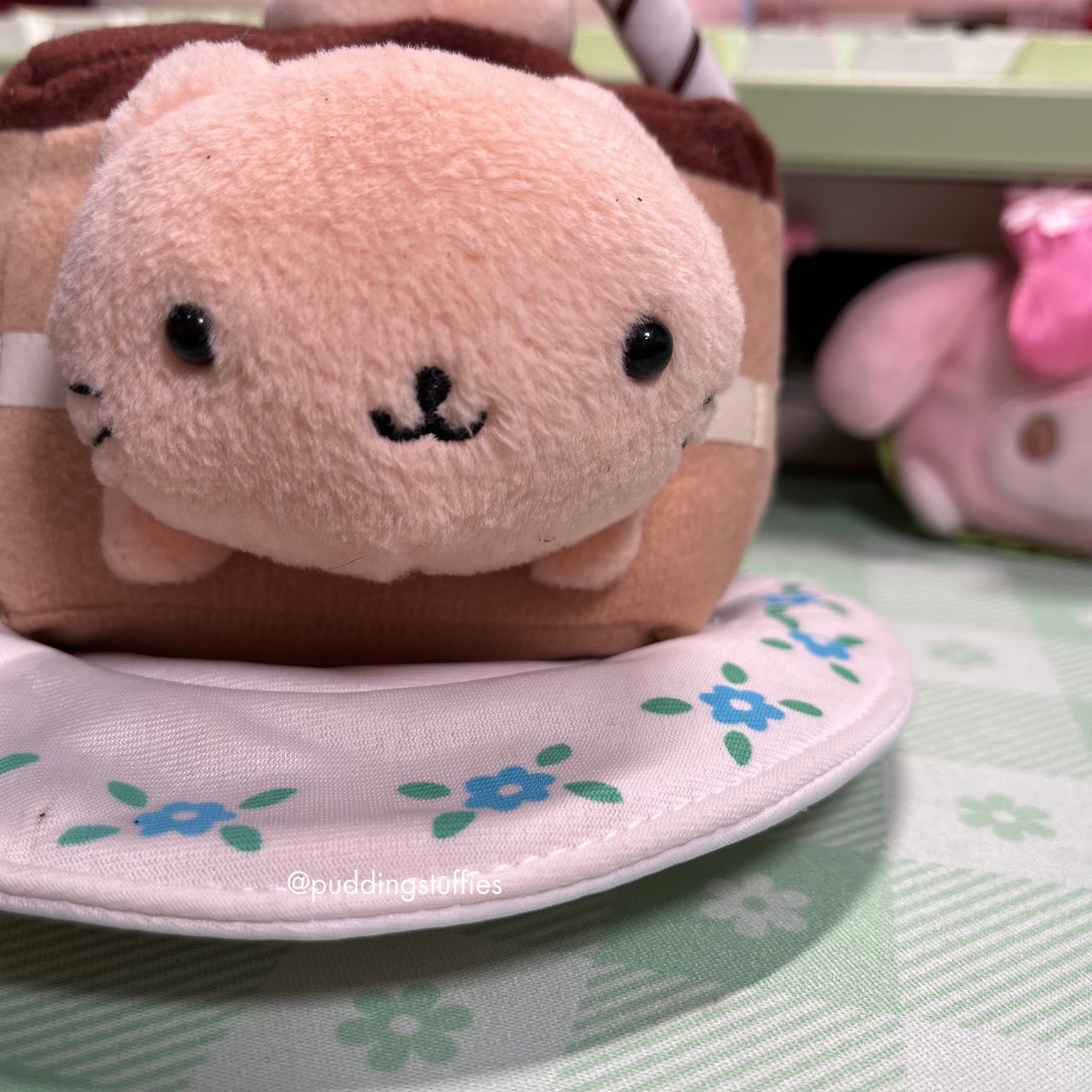 San-X Nyan Cat Chocolate Cake Plate Plush, Hobbies & Toys, Toys & Games ...