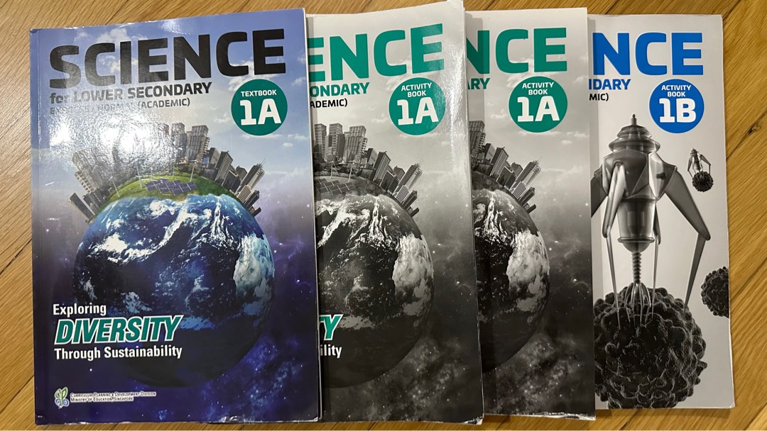 Sec 1 Science textbook and activity book 1A and 1B, Hobbies & Toys ...