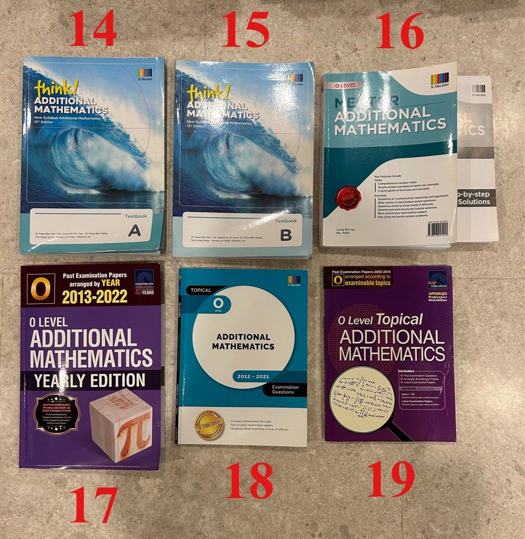 o level secondary emath and amath (1/2), Hobbies & Toys, Books ...