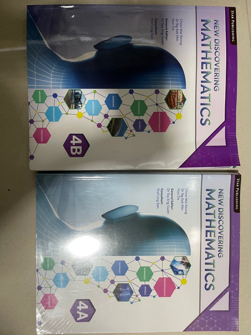 Math New Discovering textbooks 4A&B, Hobbies & Toys, Books & Magazines ...