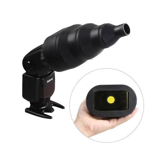 Selens Magnetic Conical Snoot Flash Modifier, Fotografi di Carousell