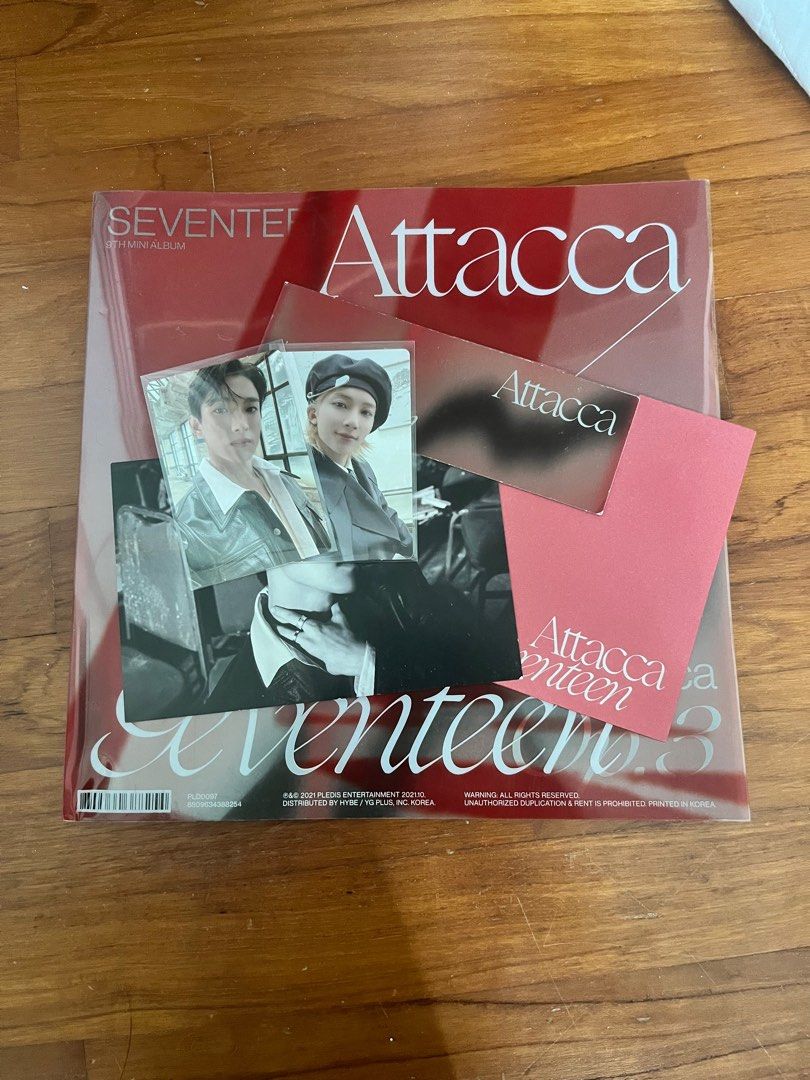 Seventeen Attaca OP.3 album, Hobbies & Toys, Memorabilia & Collectibles ...