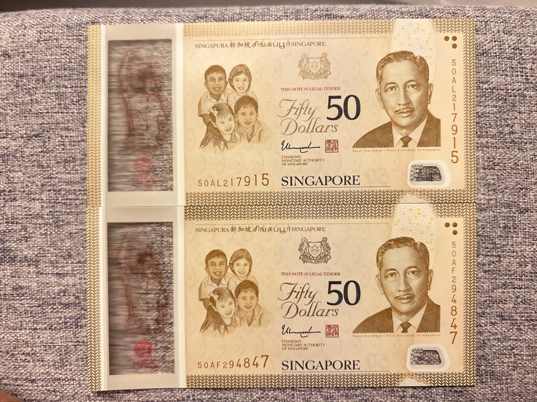SG50 Commemorative Notes, Hobbies & Toys, Memorabilia & Collectibles ...