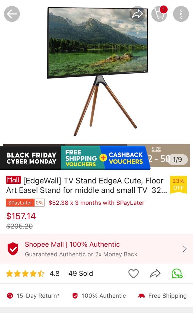 Sharp Android TV 32-Inch HD Ready 2T-C32BG1X, with/without TV stand, TV ...