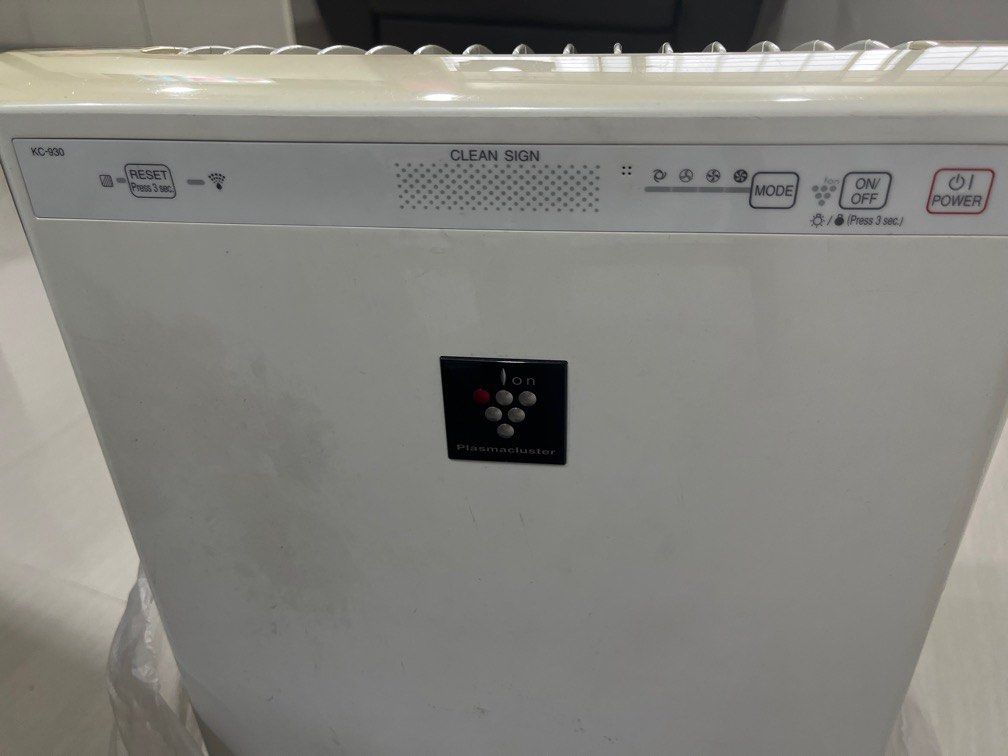 Sharp ION Plasmacluster Air Purifier, TV & Home Appliances, Air ...