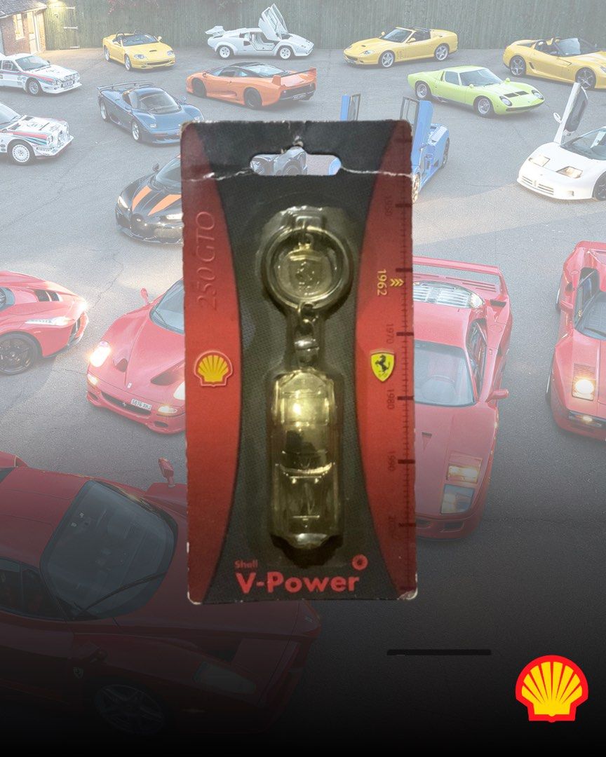 Shell V-Power Ferrari Keychains, Hobbies & Toys, Toys & Games on Carousell