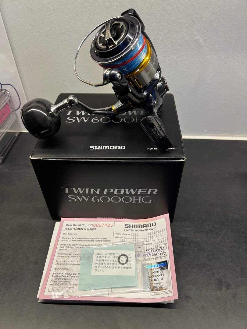 Shimano twin power Sw 6000HG, Sports Equipment, Fishing on Carousell