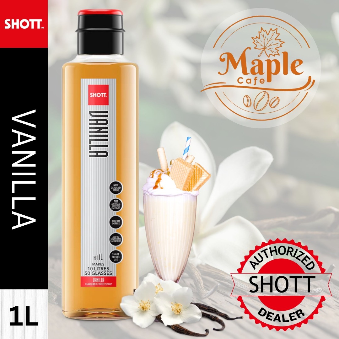 Shott Vanilla Syrup 1 Liter Beverages Flavoring, Food & Drinks ...