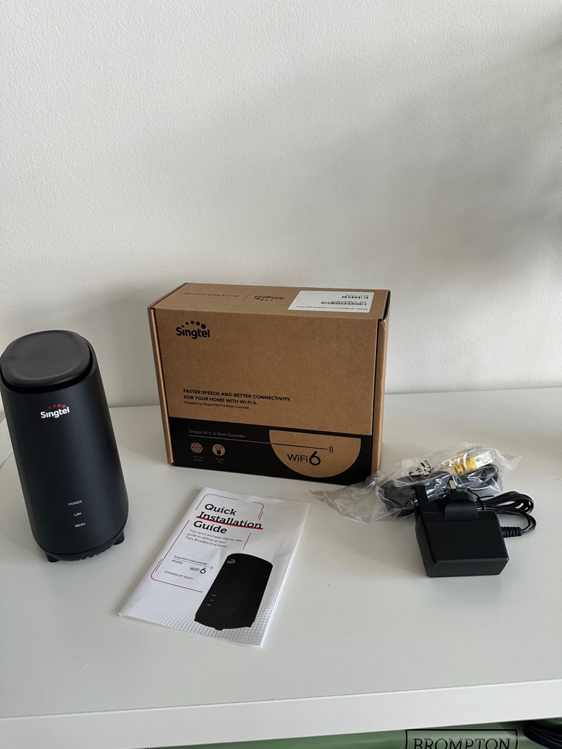 Singtel Wi-Fi 6 Mesh Extender, Computers & Tech, Parts & Accessories ...
