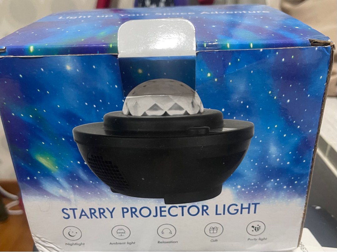 Starry projector light - perfect for gift!, Furniture & Home Living ...