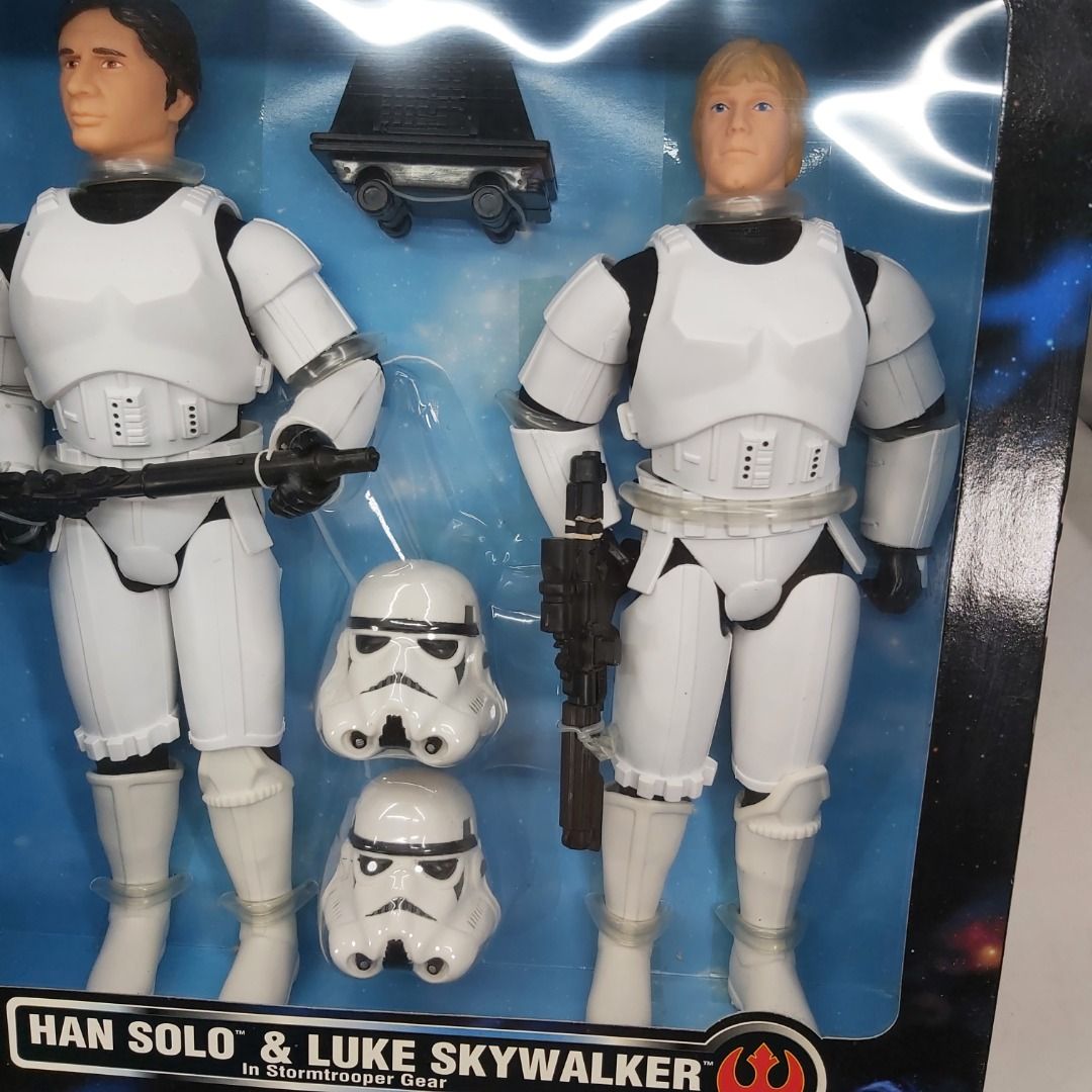 starwars 12" han solo & luke stormtrooper kenner, Hobbies & Toys, Toys ...