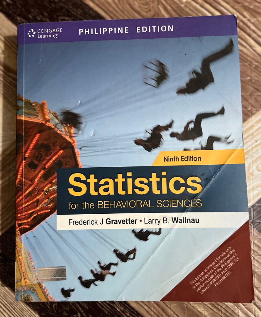 Statistics for the Behavioral Sciences 9 ed- Gravetter & Walnau ...