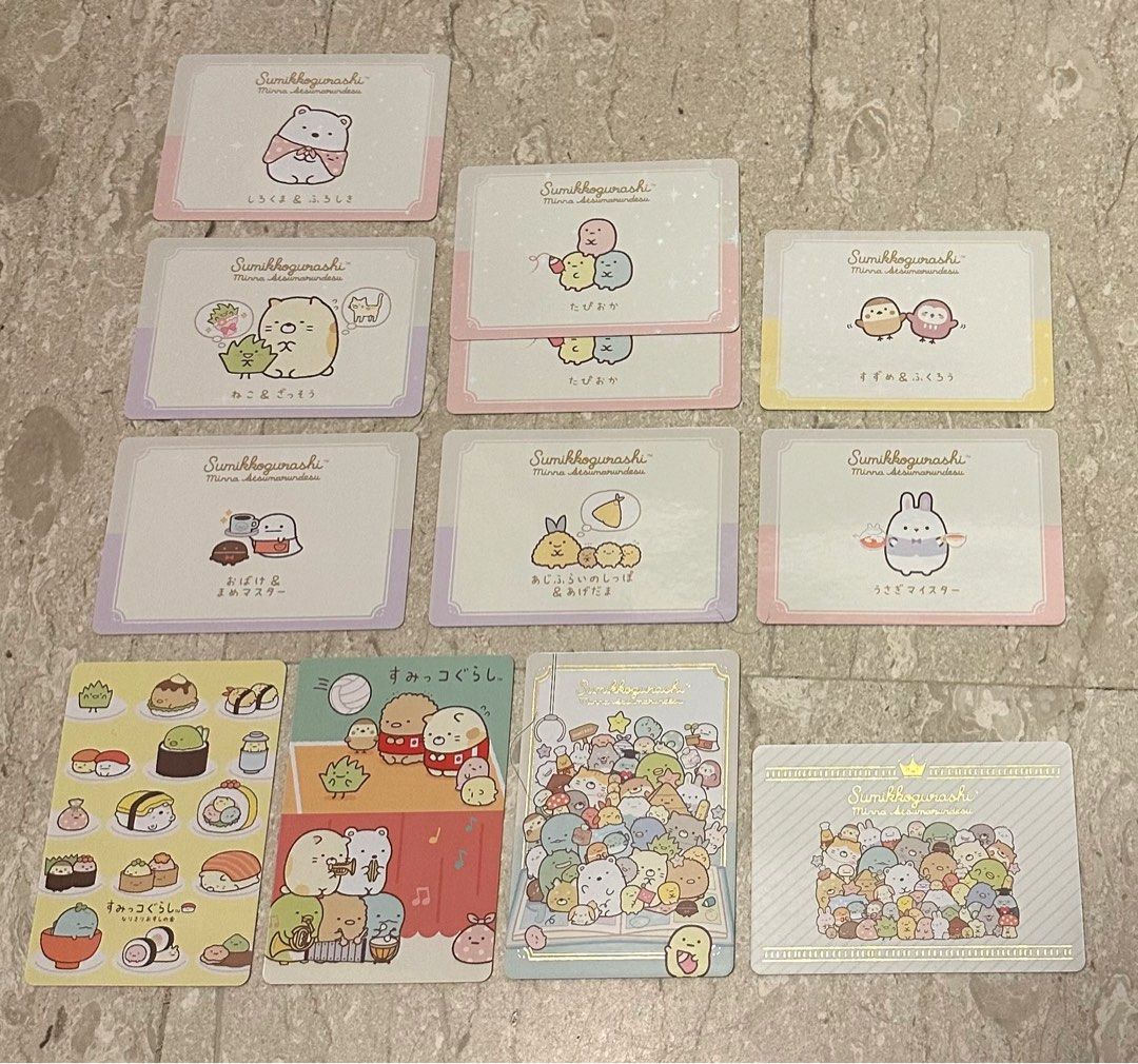 Sumikko Gurashi Collection Card Gummy Bandai Shokugan, Hobbies & Toys ...