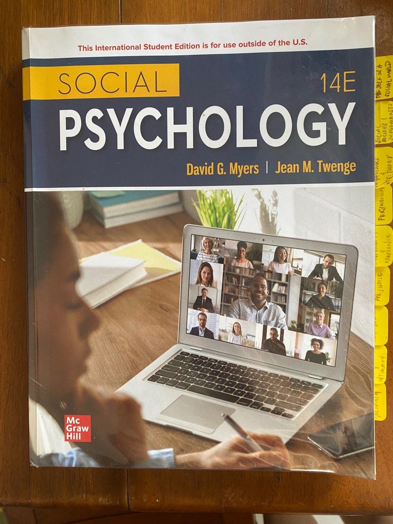SUSS Social Psychology Textbook (McGraw Hill) Myers & Twenge 14e ...
