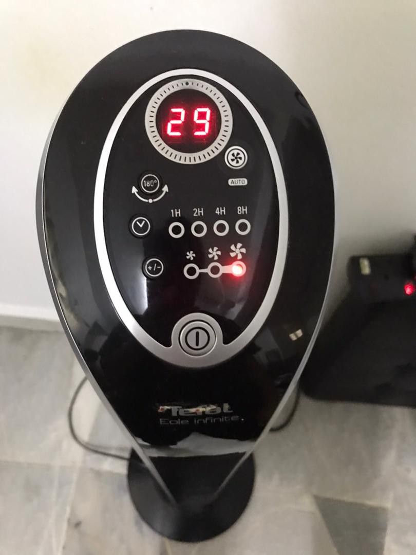 Tefal Eole infinite Tower fan, Furniture & Home Living, Lighting & Fans ...