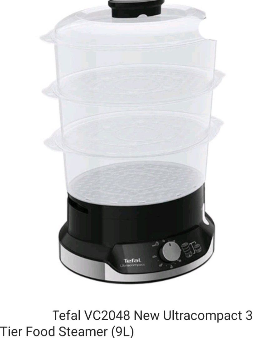 Tefal Ultra compact 3 tier food steamer 9.0L, TV & Home Appliances, Kitchen Appliances, Other ...
