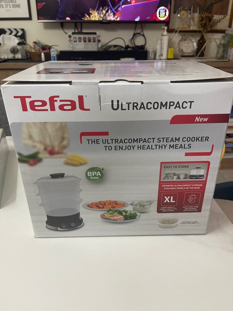 Tefal Ultracompact steam cooker, TV & Home Appliances, Kitchen ...