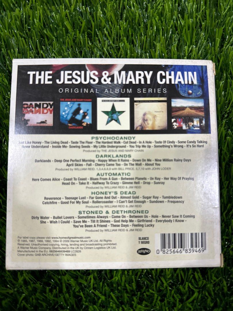 The Jesus & Mary Chain Original Album Series CD, Hobbies & Toys, Music ...