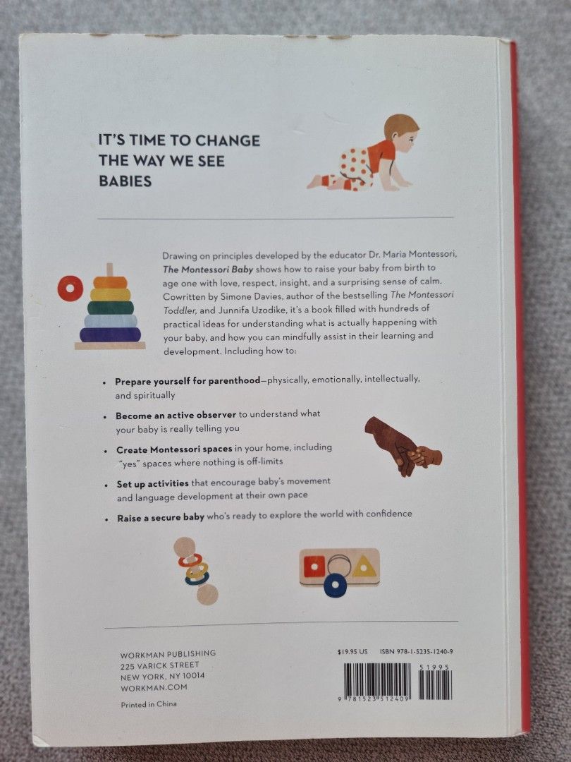 The Montessori Baby guideline book, Hobbies & Toys, Books & Magazines ...