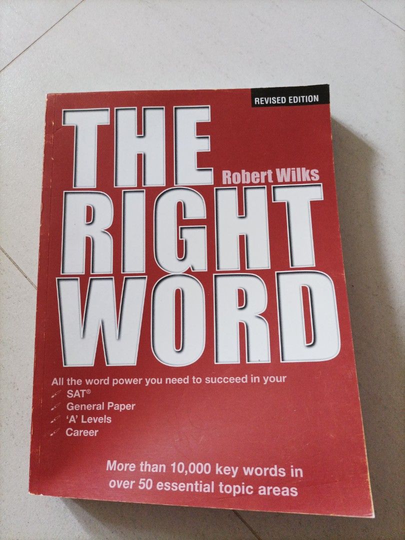 The Right Word (GP Guide Book), Hobbies & Toys, Books & Magazines ...