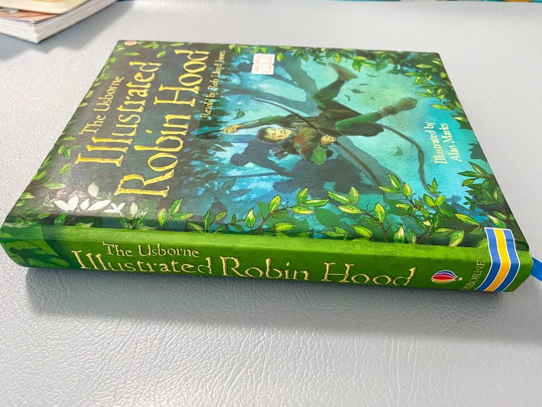 The Usborne Illustrated Robin Hood 英文故事書, 興趣及遊戲, 書本 & 文具, 小朋友書 - Carousell