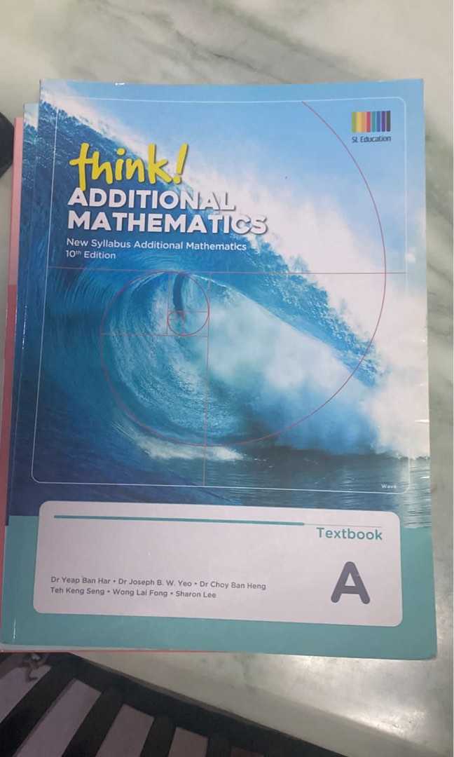 think! Additional (A) math textbook A B, Hobbies & Toys, Books ...