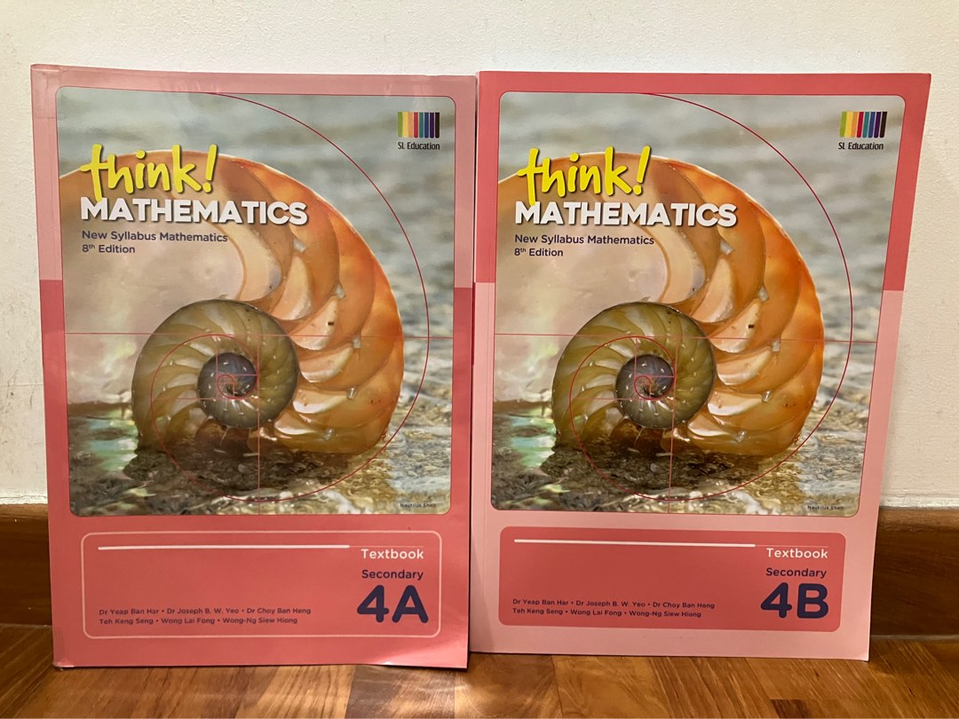 think! Mathematics Textbook 4A/4B, Hobbies & Toys, Books & Magazines ...