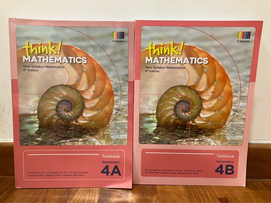 think! Mathematics Textbook 4A/4B, Hobbies & Toys, Books & Magazines ...
