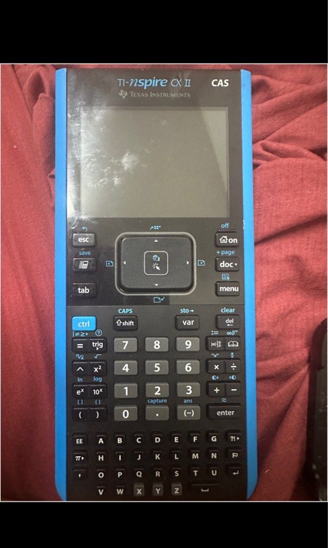 TI-NSPIRE CX II CAS Calculator, Computers & Tech, Parts & Accessories ...