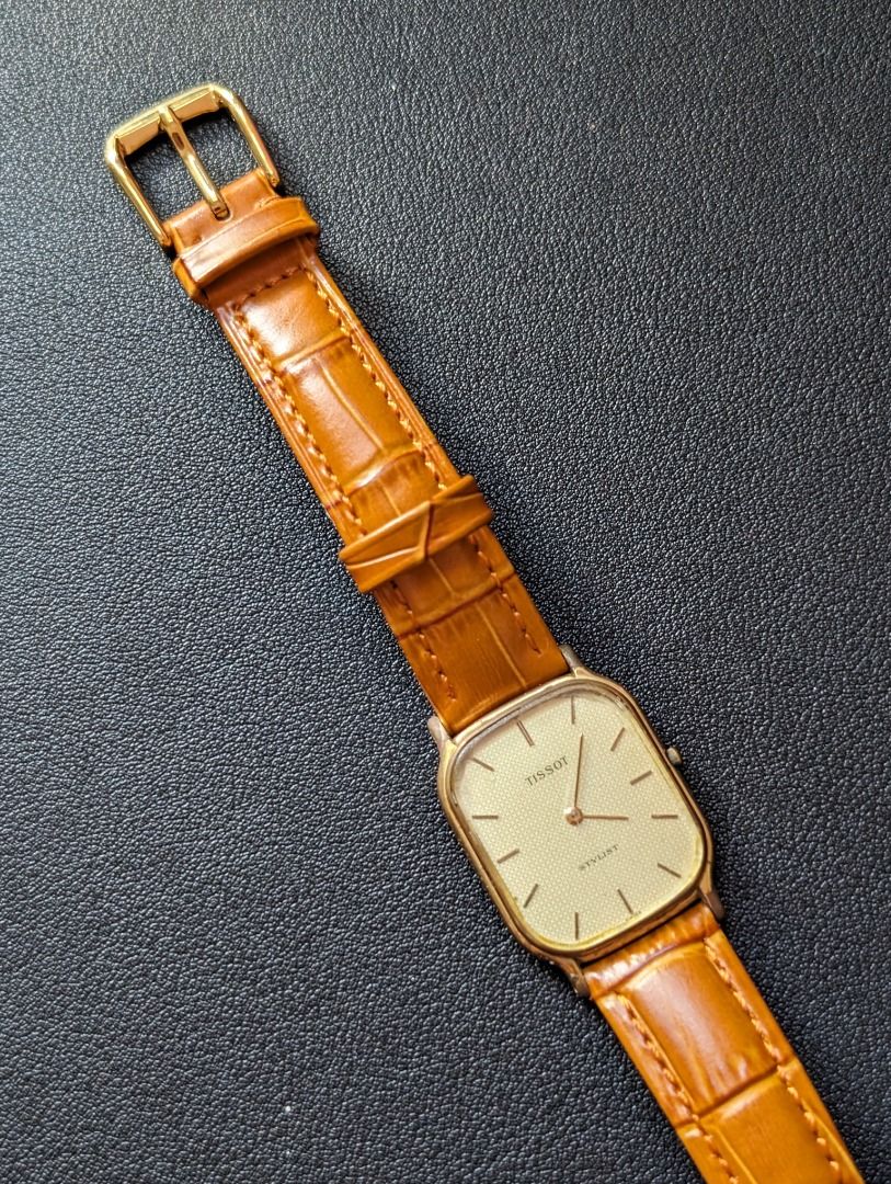 Tissot Stylist tank square watch, Luxury, Watches on Carousell