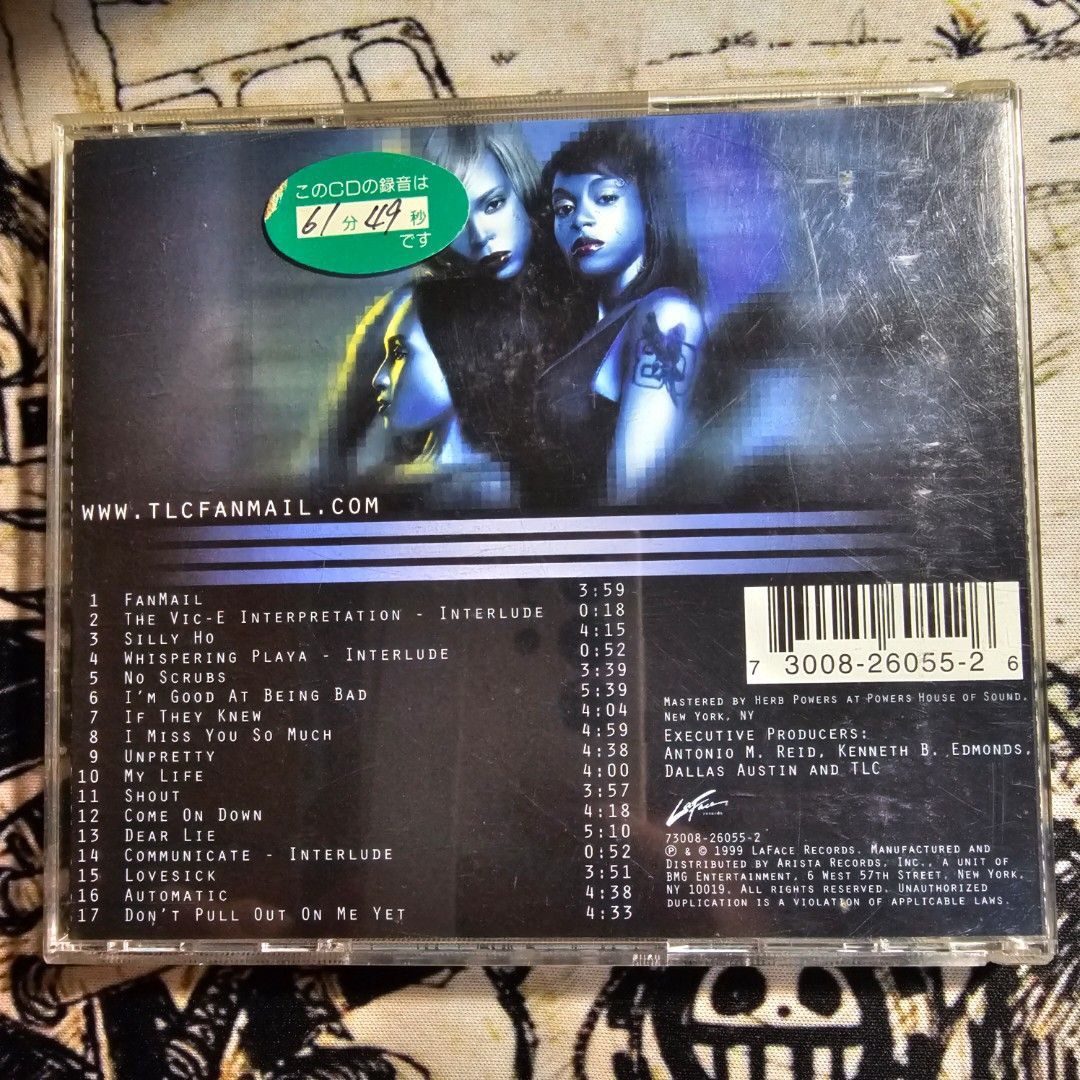 TLC - Fanmail - CD VG, Hobbies & Toys, Music & Media, CDs & DVDs on ...