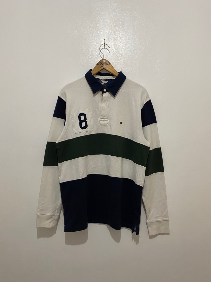 Tommy hilfiger rugby polo, Men's Fashion, Coats, Jackets and Outerwear ...