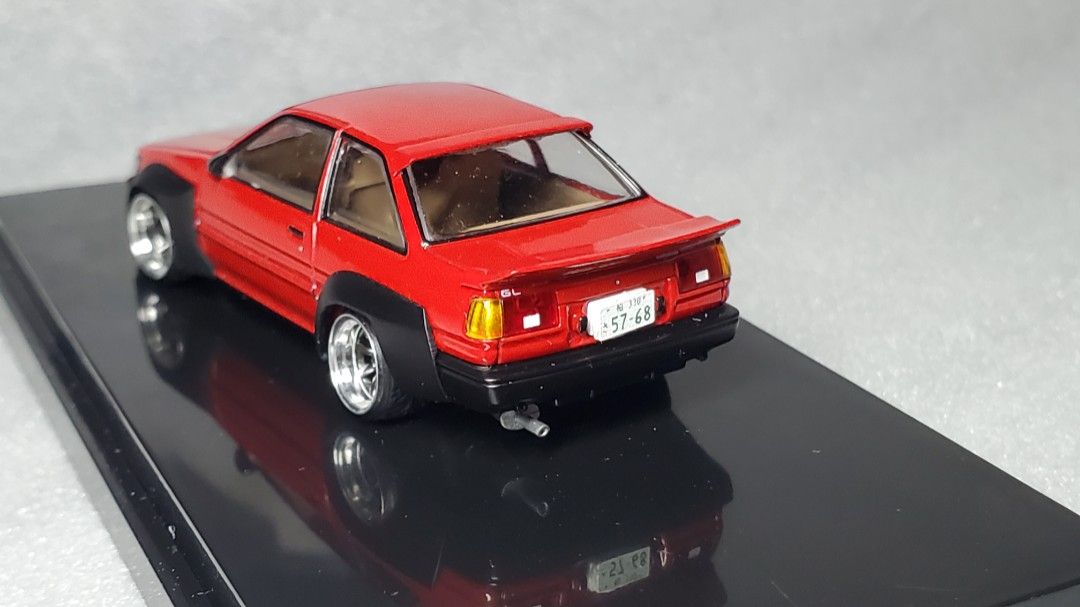 tomytec 二次改造成車 ae86 levin N2 style bodykit 1/64, 興趣及遊戲, 玩具 & 遊戲類 ...