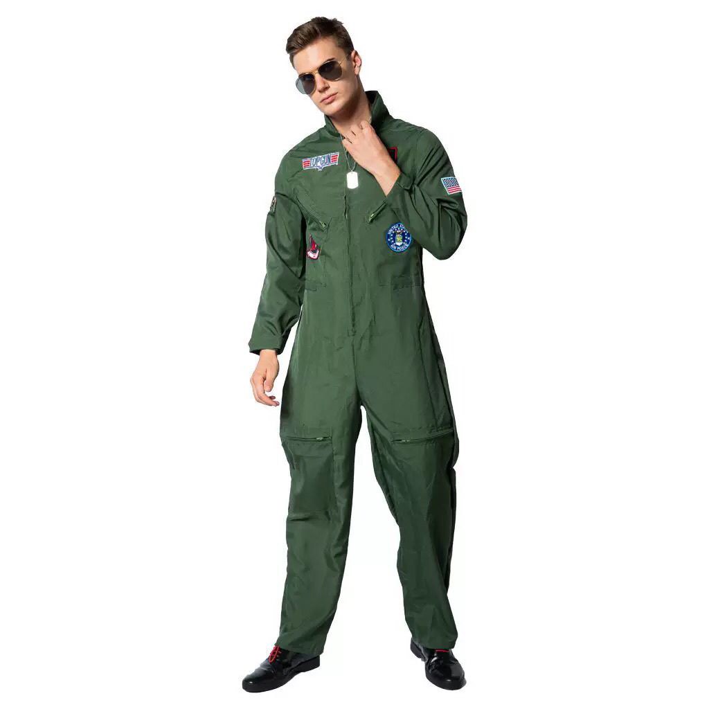 Top gun/ pilot part costume, Hobbies & Toys, Toys & Games on Carousell