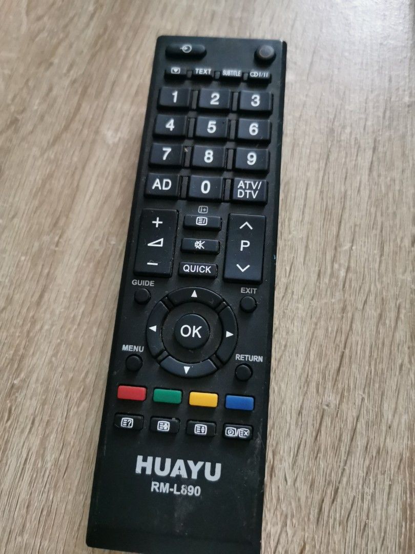 Toshiba TV remote control, TV & Home Appliances, TV & Entertainment, TV ...
