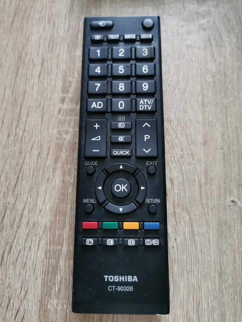 Toshiba TV remote control, TV & Home Appliances, TV & Entertainment, TV ...