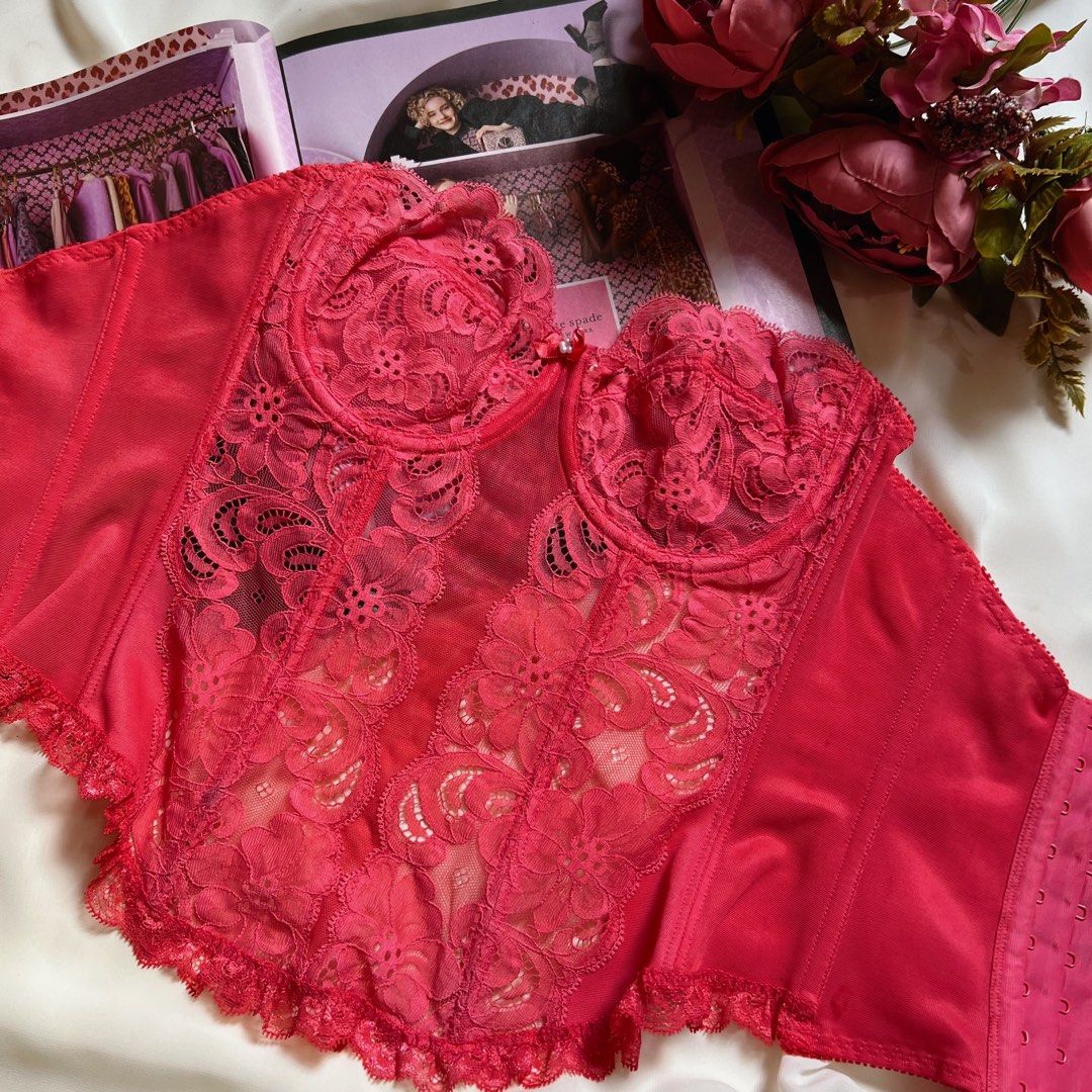 Triumph Lace Corset Bustier, Women's Fashion, Undergarments ...